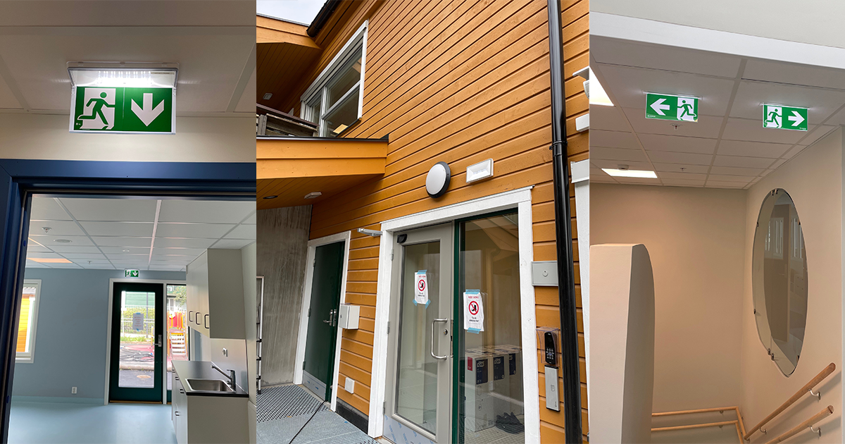 Nødlysanlegg til Barnehage i Bærum | Malux